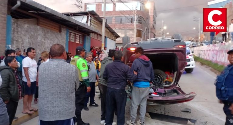 Driver falls asleep and overturns van with six passengers in Huancayo ...