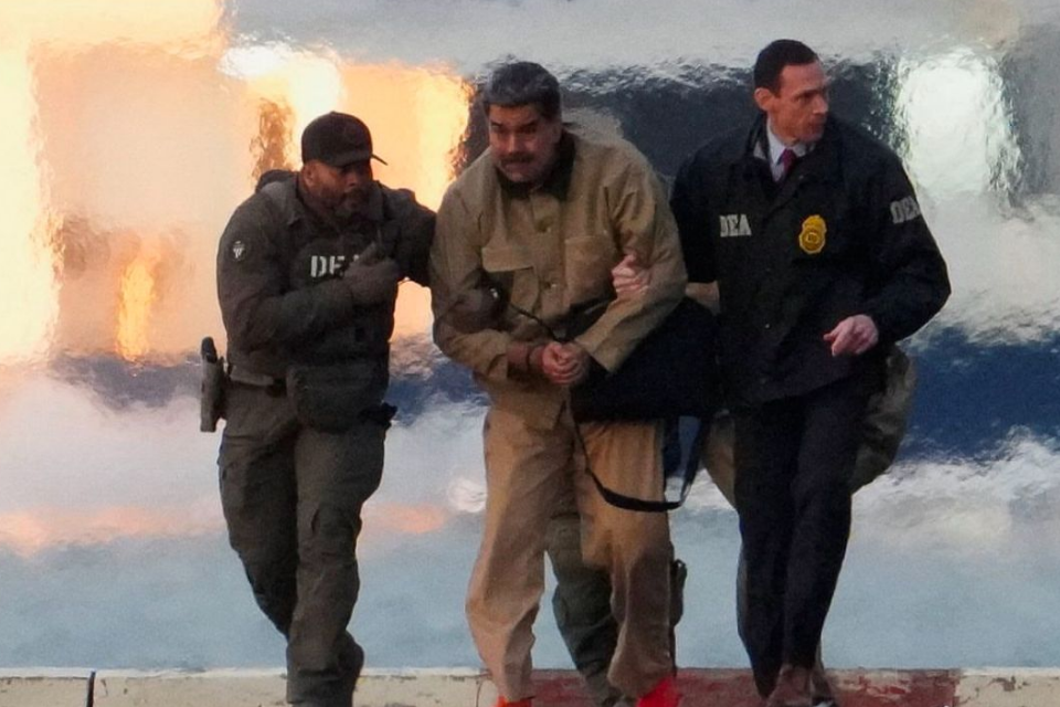 Maduro and Cilia Flores were transferred from the detention center to ...