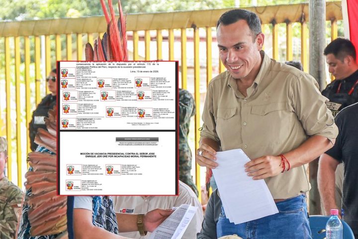 They promote Jerí's vacancy in Congress due to a secret meeting with a ...