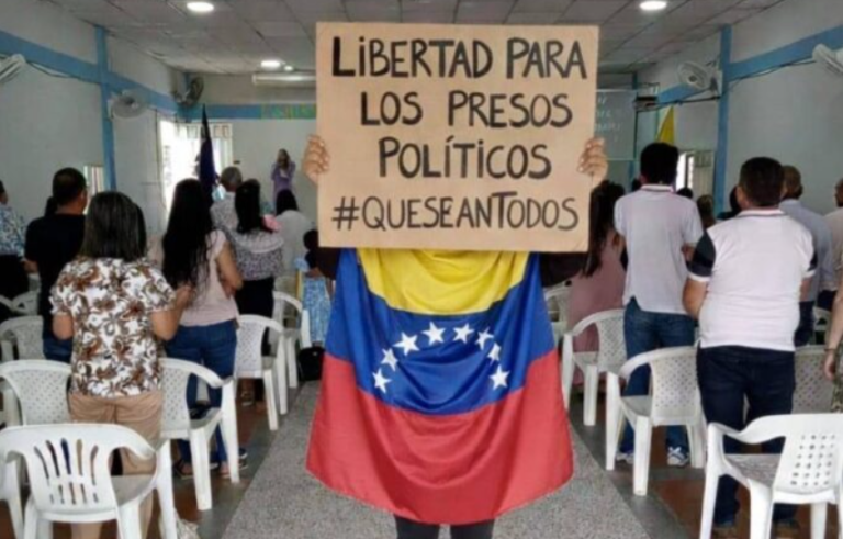 Venezuelans asked for the freedom of political prisoners in churches ...